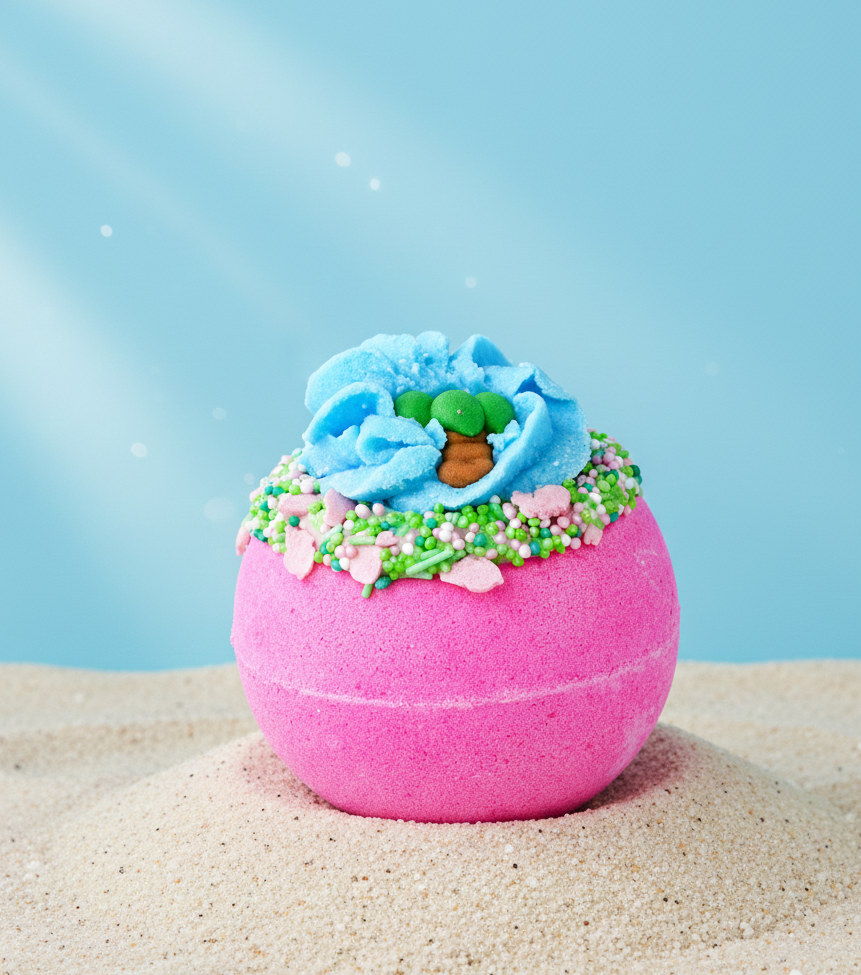 Palm Tree Dreams Bath Blaster – Bomb Cosmetics UK