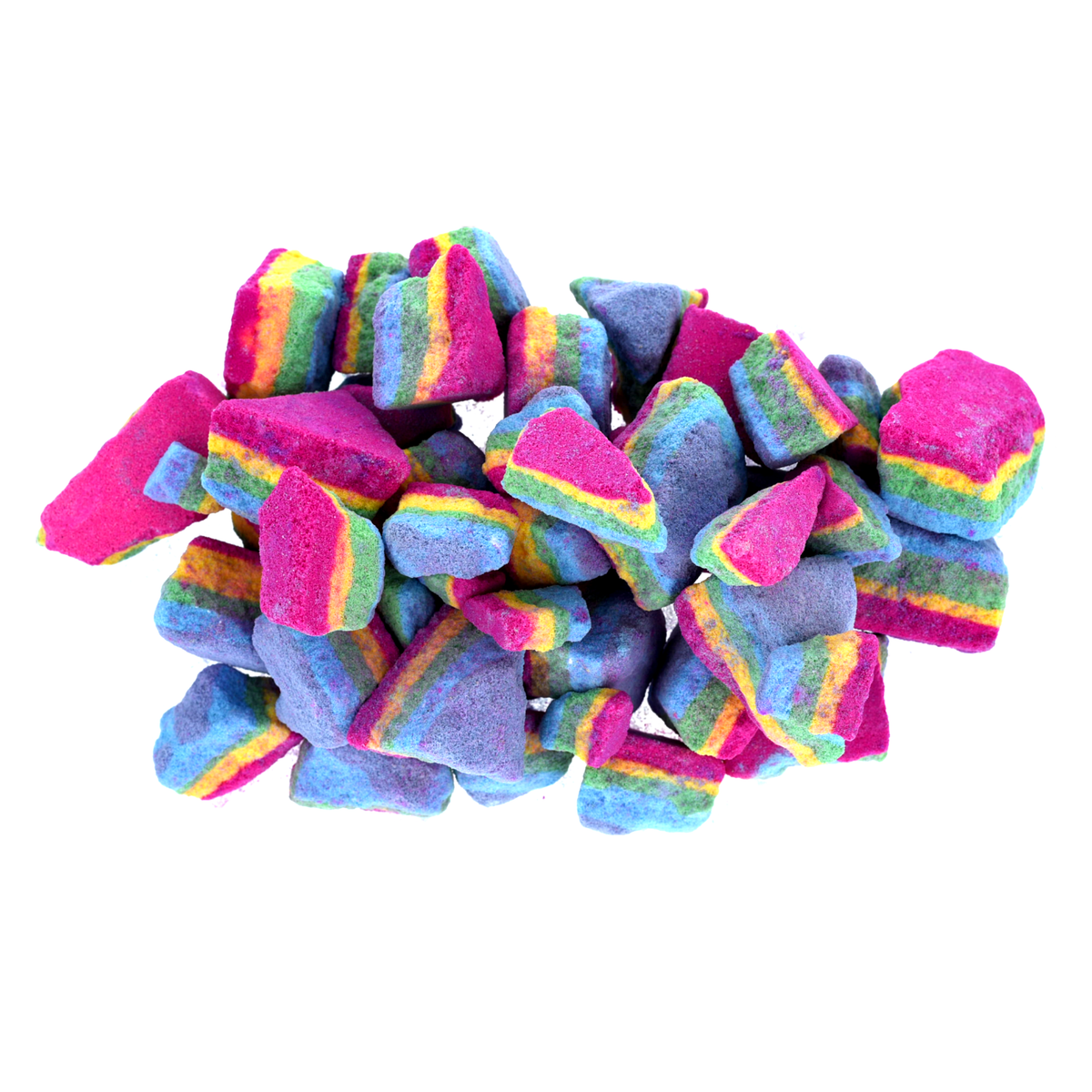 Rainbow Glow Bath Rocks – Bomb Cosmetics UK
