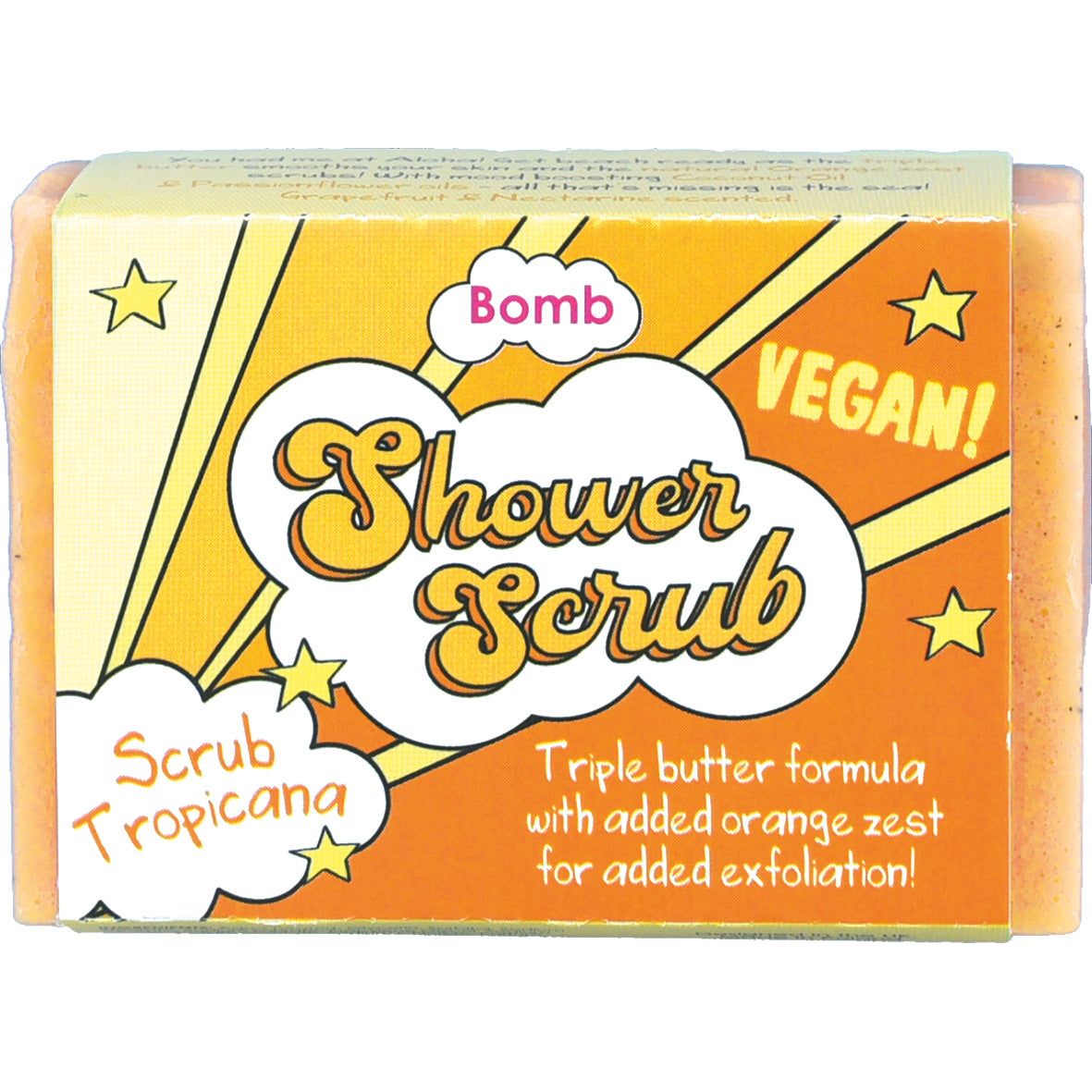 Scrub Tropicana Solid Shower Scrub – Bomb Cosmetics UK